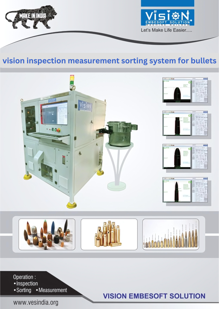 vision inspection measurement sorting system for Bullets - Machine ...