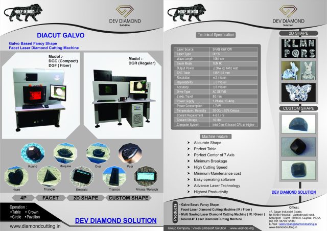 Laser Diamond Cutting Machine for Fancy Diamonds - Machine Vision and ...